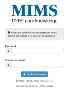 new e-store help | MIMS Knowledge Base